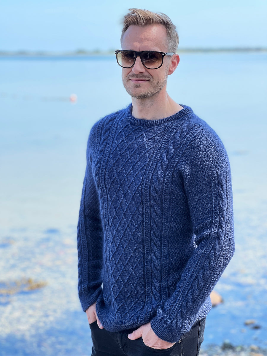 Moby sweater Man strikkekit - PetiteKnit – GARNA